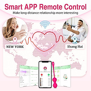 Couples Sex Toys for Women - Bullet Wearable Vibrator with 9 Vibrators Modes Rose Sex Toy, Thrusting Dildo Anal Dildos Adult Toys for Womens