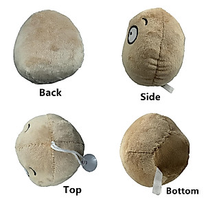 JHESAO 1 PCS Plants and Zombies WallNut Plush Zombies Toys PVZ 1 2 Stuffed Soft Doll Walnut Plant Toy New