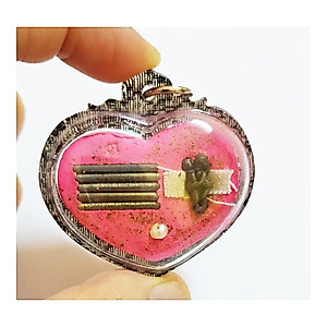 MiracleTH6395 Thai Magic Amule Pendant Ma Sep Nang Charm Inn Koo Takrud Buddha Talisman Power Couple Lover Partner Love Money Business Fortune Luck Blessed by Kruba Tao