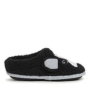 Dearfoams Easter Basket Stuffers Gifts for Kids Washable Animal Critter Slippers, Dog, 2-3 Big Kid