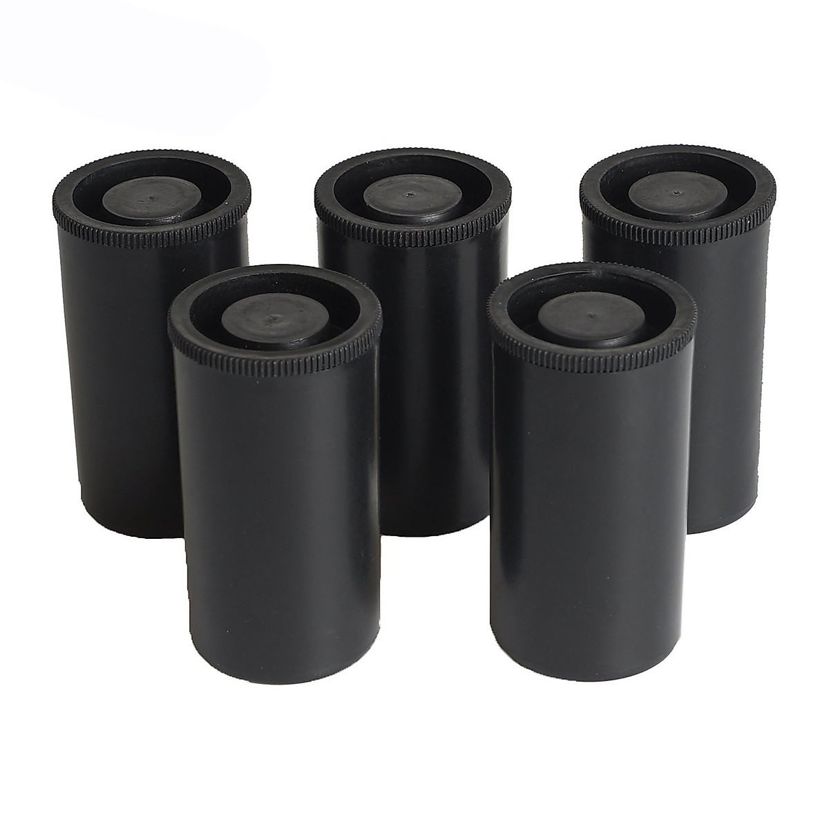 CTKcom 35MM Film Canisters(24 Pack)- Tight Sealing Lids on All Canisters for Travel or Small Storage and Geocaching,24 Pack(Black)