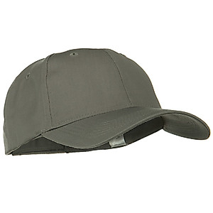 e4Hats.com New Big Size High Profile Twill Cap - Grey OSFM
