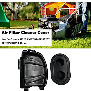 LIZAPUS Air Filter Cleaner Cover Set Compatible with Craftsman M320 CMXGMAM201207 12BBP2R3793 Lawn Mower