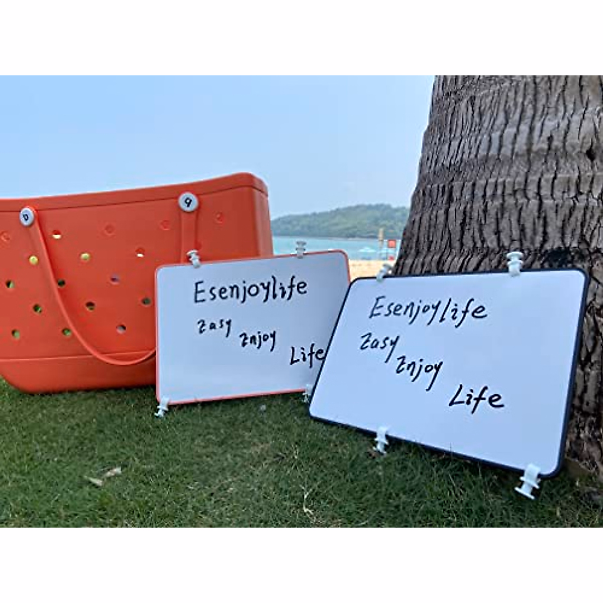 Esenjoylife 2PCS Pink Divider Tray for Bogg Bag Accessory Compatible with Original X Large Bogg Bag Help with Organizing Bogg Bag and Divide Space