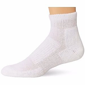 Thorlos Men's WMX Walking Thick Padded Ankle Sock, White, Medium