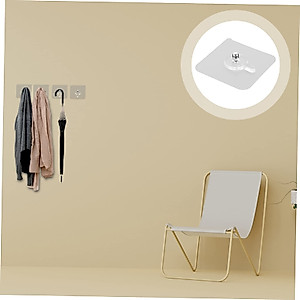 MAGICLULU 12pcs Traceless Hooks Picture Hook Non-Trace Hook Invisible Hooks Picture Hanging Kit