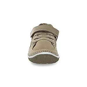 Stride Rite Kids SRTech Wes Casual Sneaker, Taupe, 6.5 Wide US Unisex Toddler