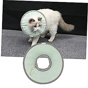 DOITOOL 2 Pcs Pet Protective Collar Pet Healing Cone Pet Pets Lick Cone Cat Recovery Cone -Lick Collar Pet Recovery Cat Collar Elizabethan Pet Collar Headgear Water