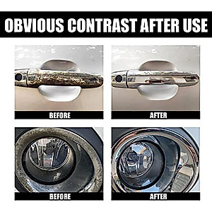 Hulzogul 30/100ml Car Rust Remover Wheel Cleaner, Auto-Rost-Entferner, Car Rust Remover, Rim and Tyre, Car Maintenance Cleaning Rust Remover