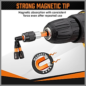 HORUSDY 13Pieces T5-T40 Torx Bits Set - Torx Security Bit Set - Security Torx Bit Set | Star Bits Set - 1/4 Hex Torx