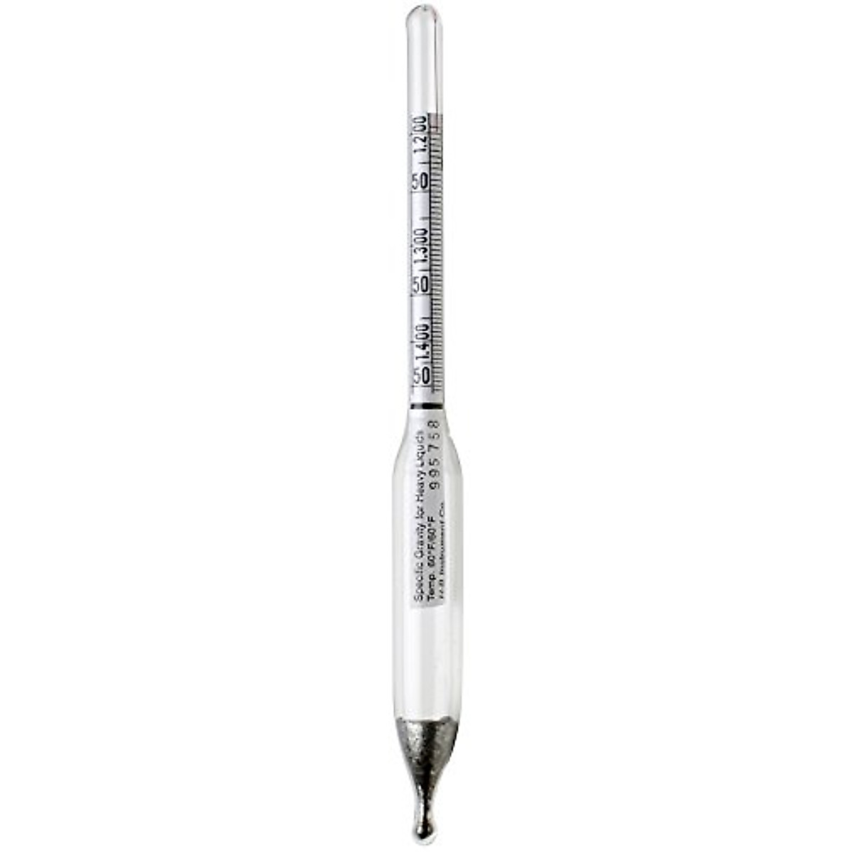 SP Bel-Art, H-B DURAC 1.000/1.250 Specific Gravity Hydrometer for Liquids Heavier Than Water (B61801-4800)