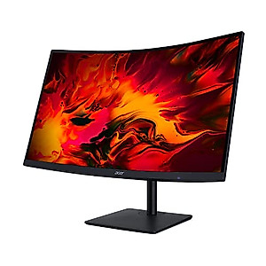 Acer Nitro XZ273U Pbmiiphx 27" 1000R Curved Zero-Frame WQHD (2560 x 1440) Gaming Monitor with AMD FreeSync Premium | Up to 170Hz | Up to 0.5ms | HDR 400 | 95% sRGB (Display Port 1.4 & 2 x HDMI Ports)