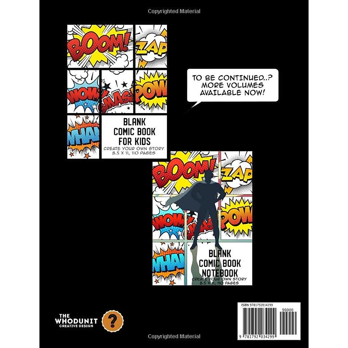 Blank Comic Book for Kids: Create Your Own Story, Drawing Comics and Writing Stories