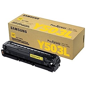 HP Samsung Electronics CLT-Y503L High-Yield Toner, Yellow (SU494A)