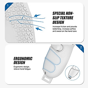 Esimen Touch Controller Grip Cover for Oculus Quest 2 Silicone Protective Ring Cover Custom Set Accessories Anti-Throw Handle Protective Sleeve with Adjustable Hand Strap-Easy to Install