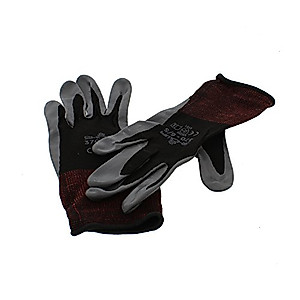 4 Pack Showa Atlas 370BLK Atlas Nitrile Tough Gloves - Small