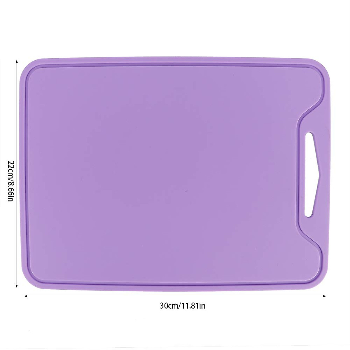 Food Grade Silicone Cutting Board, Flexible Chopping Board for Home Kitchen Use, Purple