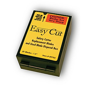 81 Easy Cut/EZ Cutter Replacement Blades 09703 STD Blades Box