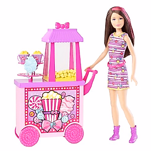 Mattel Barbie Sisters Popcorn and Souvenirs Playset