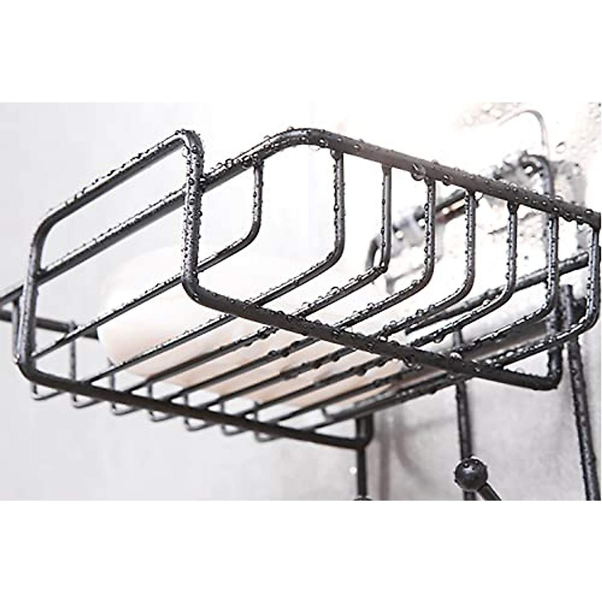 NotyBeybie 3-Pack Shower Caddy Shelf Storage Rack Organizer, Rustproof Black Bathroom Shower Storage Organizer for Bathroom, Washroom, Restroom, Shower, Toilet, Kitchen