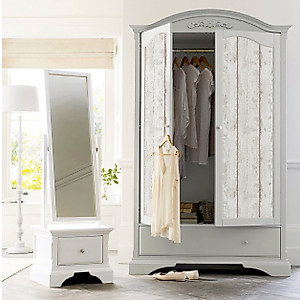 Arthouse ArtiSTICK White Washed Wood - Peel and Stick Self Adhesive Wallpaper 6m/19.6 Foot Long - Great for Upcycling Furniture - Cabinets Kitchen Drawers Shelves - Peel & Stick 300205