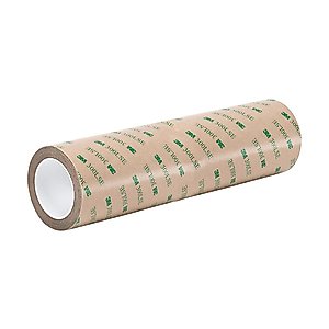 3M 9490LE Double Coated Tape, 6" Width x 5yd Length (1 roll)