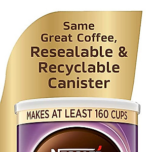 NESCAFE Taster's Choice, Colombian Medium Roast Instant-Coffee, 11.1 oz. Resealable Canister, 2 Pack (320-cups total)