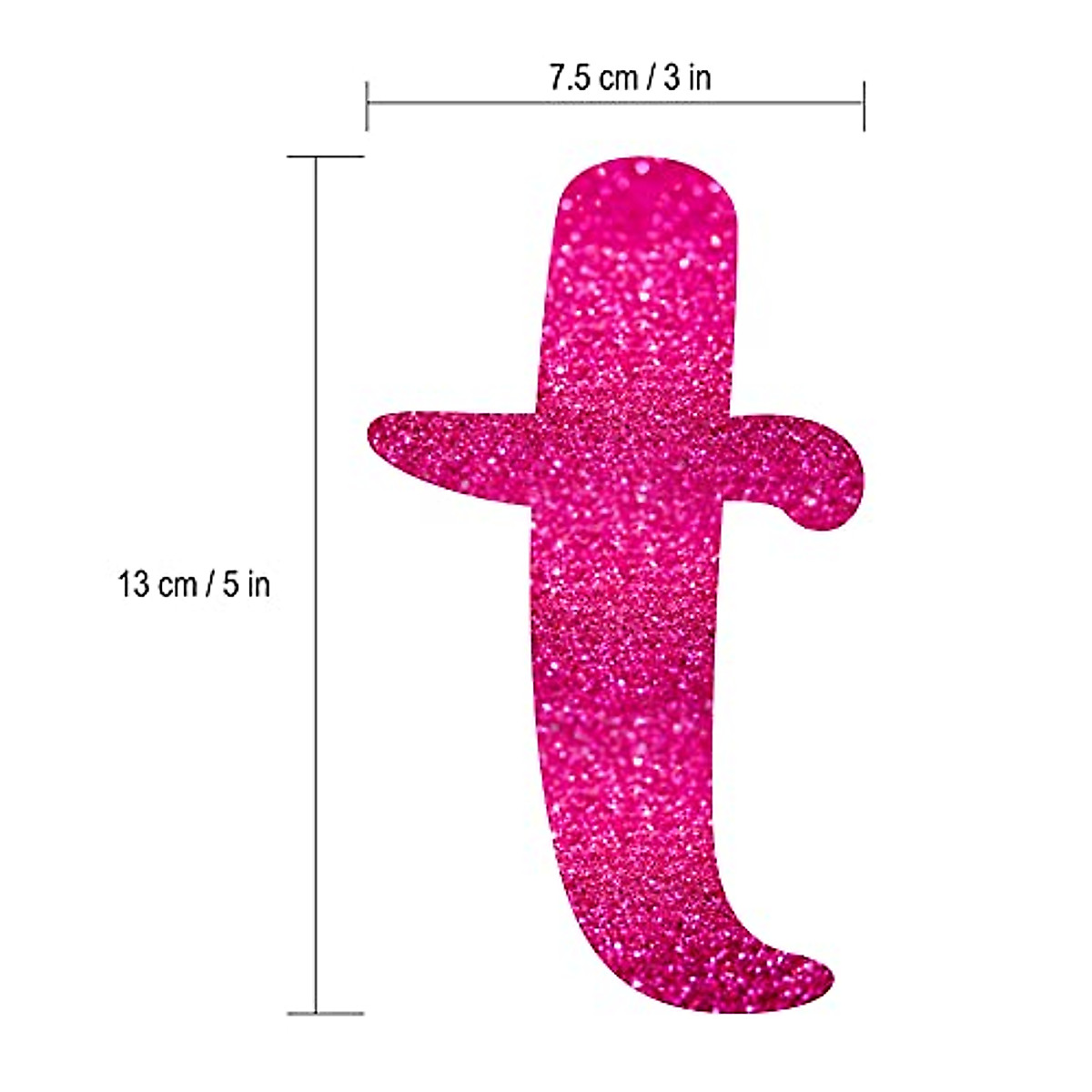 Talk Thirty To Me Pink Glitter Banner - 30th Birthday Party Decorations and Supplies