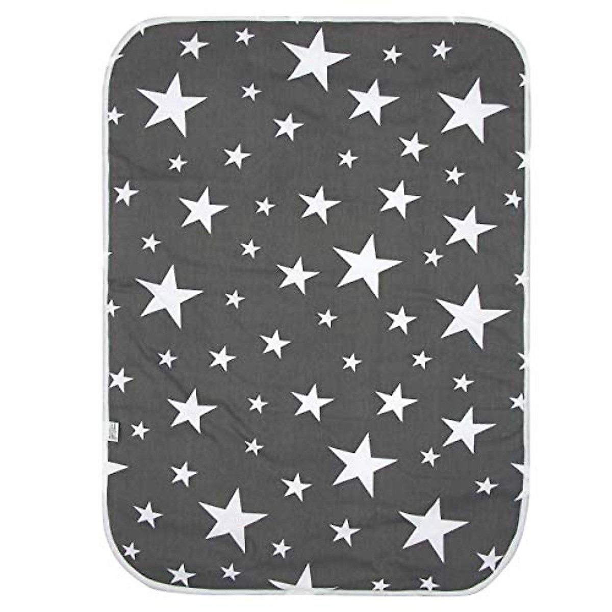 PEKITAS 2 Pack Waterproof Diaper Changing Pads Travel Friendly Super Soft Fabric Size 23 X 29.5 inches (Large,1-3 Year),Stars Series
