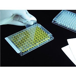 Excel Scientific SealPlate 100-SEAL-PLT Polyester Sealing Film for ELISA, Incubation, and Storage, Non Sterile (Pack of 100)