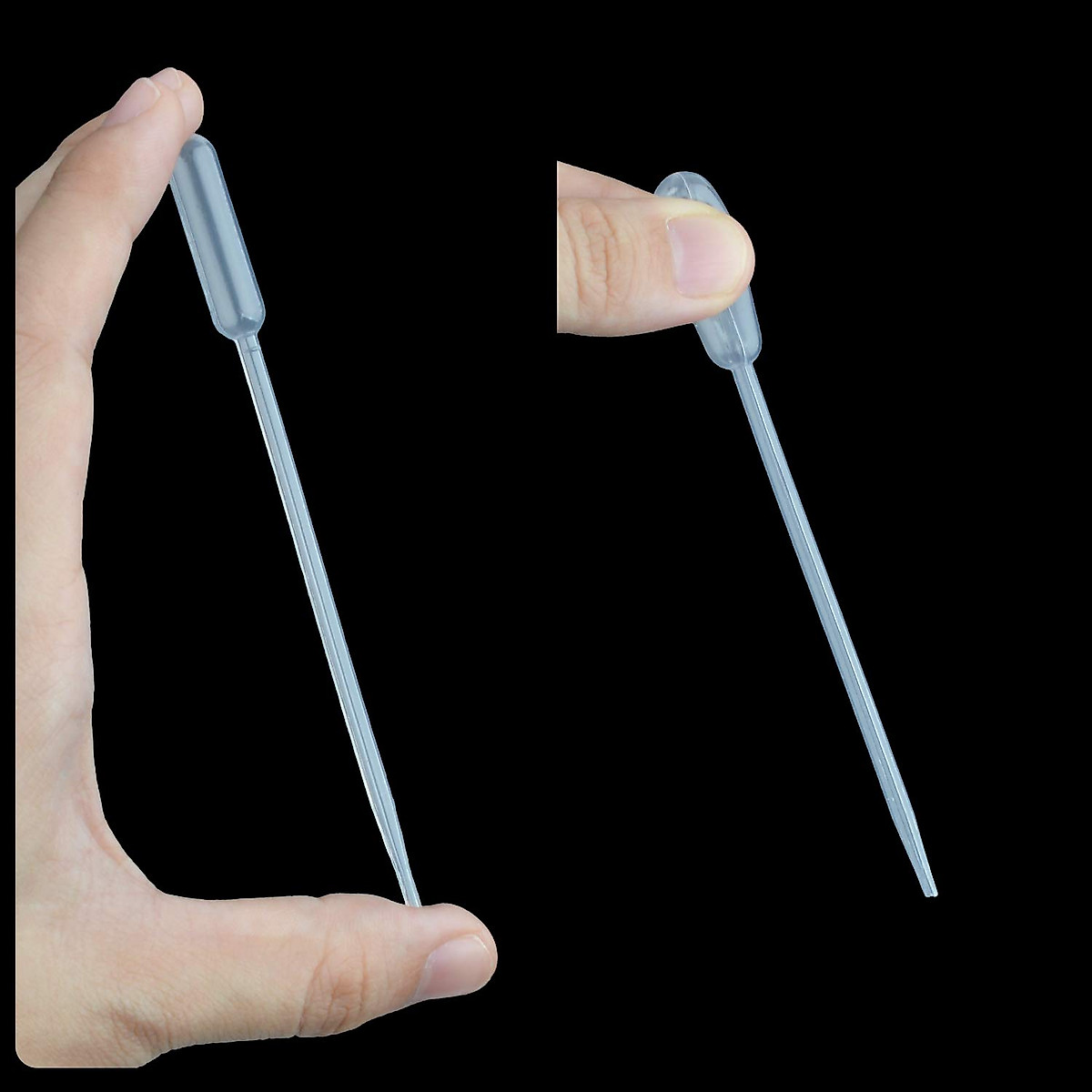 BronaGrand 200pcs 0.5ml Disposable Plastic Graduated Transfer Pipettes Dropper