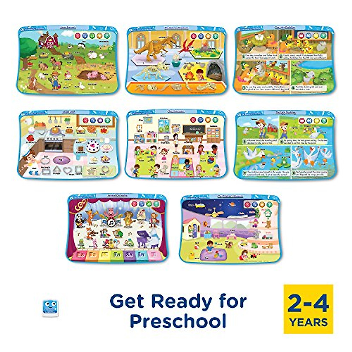 VTech Activity Desk 4-in-1 Pre-Kindergarten Expansion Pack Bundle for Age 2-4