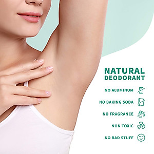 Stick Up Natural Deodorant for Women and Men with Bentonite Clay Powder, Arrowroot, Magnesium, Zinc, 3 oz. Vegan Deodorant for 3-4 months, Black Lavender - Primal Life Organics