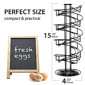 Egg Holder Countertop, Egg Baskets For Fresh Eggs, Egg Dispenser, Fresh Egg Holder Countertop - 3 Dozen Eggs - Non-Slip Base Countertop Egg Holder for Fresh Eggs