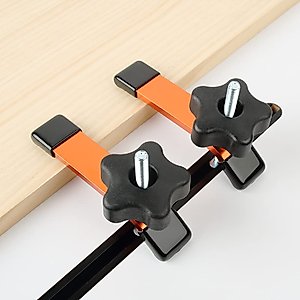 O'SKOOL 2 Pack Hold Down Clamps Kit, 5-1/2” L x 1-1/8” Width T-Track CNC Router Clamp