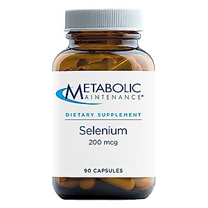 Metabolic Maintenance Selenium - 200 Micrograms, L-Selenomethionine with Better Absorption + Antioxidant Activity (90 Capsules)