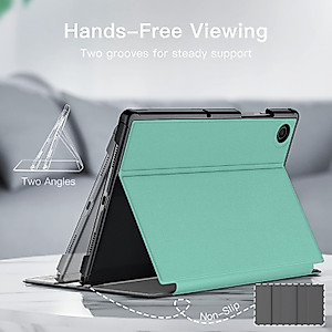 JETech Case for Samsung Galaxy Tab A8 10.5-Inch 2022 (SM-X200/X205/X207), Slim Folio Stand Protective Tablet Cover, Multi-Angle Viewing, Auto Wake/Sleep (Green)
