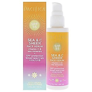Pacifica Sea and C Sheer Face Serum SPF 55 Serum Unisex 1.7 oz
