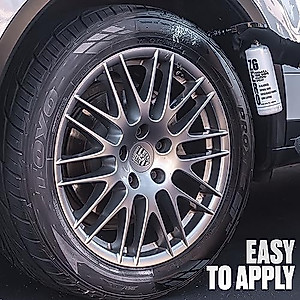 Zero Six - Sio2 Ceramic Tire Shine Coating Spray W Applicator- Long Lasting UV Protection-No Sling | Restores Rubber, Plastic, & Vinyl | Water-Based. Natural Shine