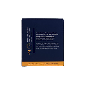 Trapp - No. 4 Orange Vanilla - 7 oz. Signature Candle - Aromatic Home Fragrance with Fruity Scent of Brazilian Orange, Tahitian Vanilla, & Tonka Bean Notes - Petrolatum Wax