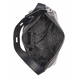 DKNY Tania Large Demi, Black/Silver