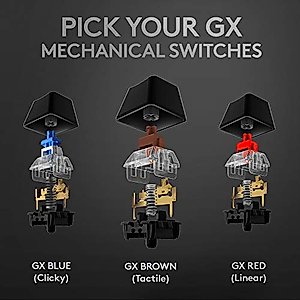 Logitech G513 RGB Backlit Mechanical Gaming Keyboard with GX Blue Clicky Key Switches (Carbon)
