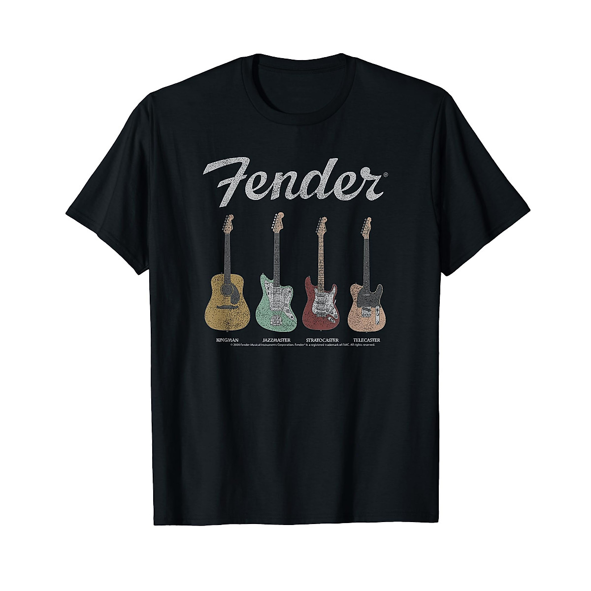 Fender Vintage Guitar Lineup T-Shirt