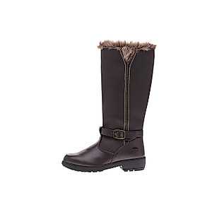 totes Women's Esther Knee High Snow Boot, Available in Medium and Wide Width and Calf, Brown, 7
