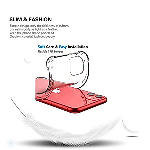 FZZSZS Case for Motorola ThinkPhone + Tempered Glass Screen Protector Protective Film,Slim Transparent Soft Gel TPU Silicone Protection Phone Case Cover for Motorola ThinkPhone (6.6")