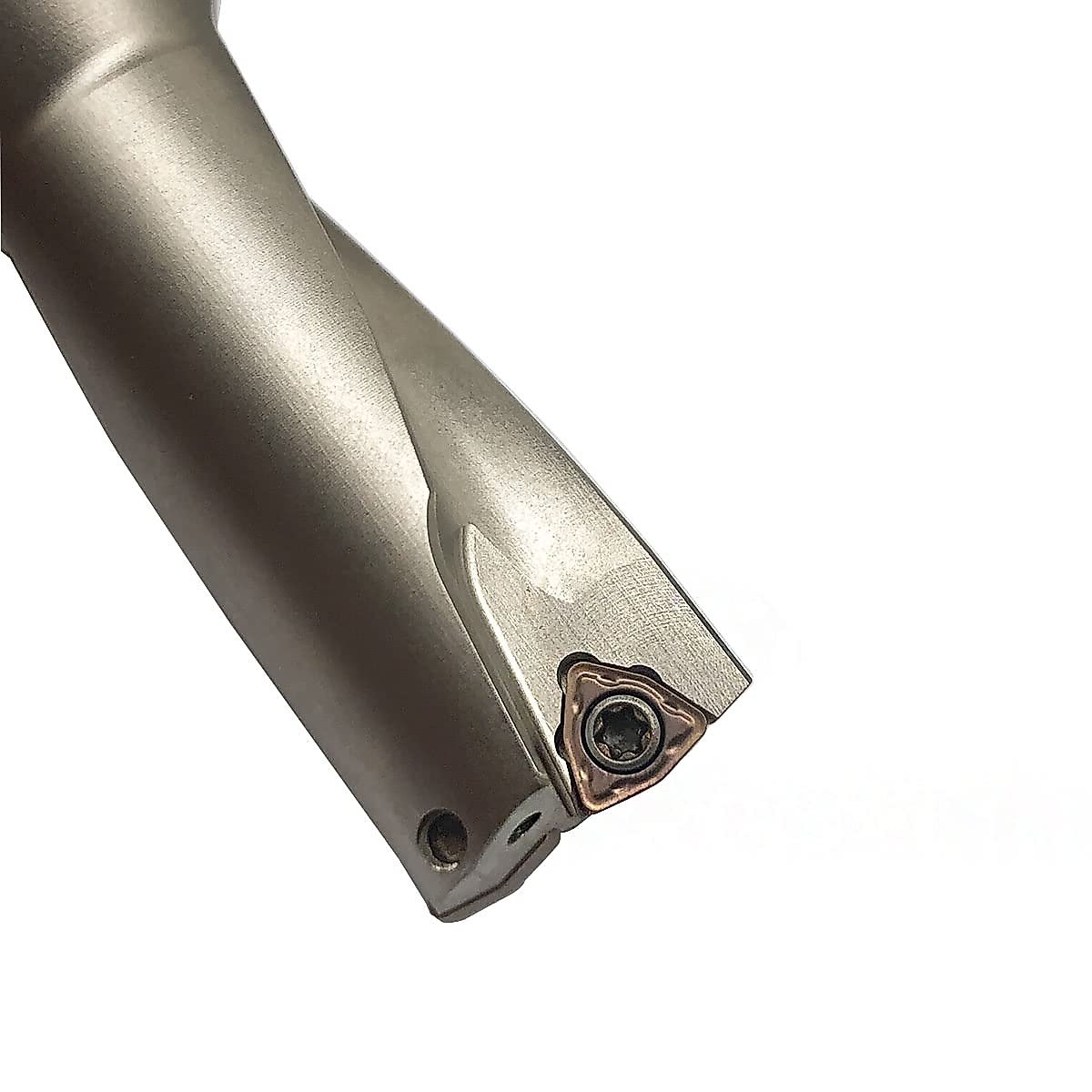 GBJ WC- Φ19-2D -C20 +10pcs WCMX030208FN Indexable U Drill Inserts Holder Fast Water Jet Drill Violent Drill WPD Series (WPD-Φ19-2D-C20+WCMX030208)