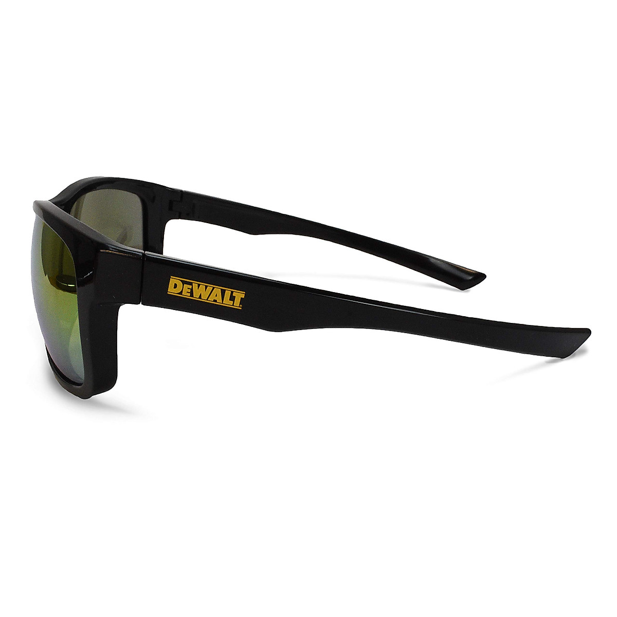 DEWALT DPG107 Supervisor™ Premium Safety Full frame Eyewear - Black Frame - Yellow Mirror Lens