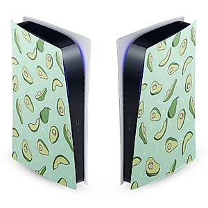 Head Case Designs Officially Licensed Andrea Lauren Design Avocado Art Mix Vinyl Faceplate Sticker Gaming Skin Case Cover Compatible with Sony Playstation 5 PS5 Digital Edition Console