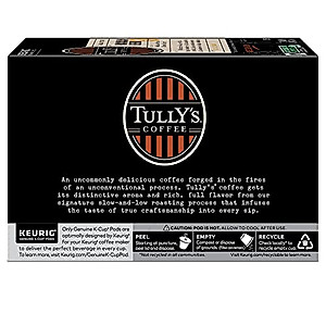 Tully's Coffee Hawaiian Blend Keurig Single-Serve K-Cup Pods, Medium Roast, 72 Count