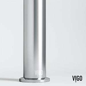 VIGO Sterling 11'' H Single Handle Single-Hole Bathroom Vessel Faucet in Chrome-VG03032CH
